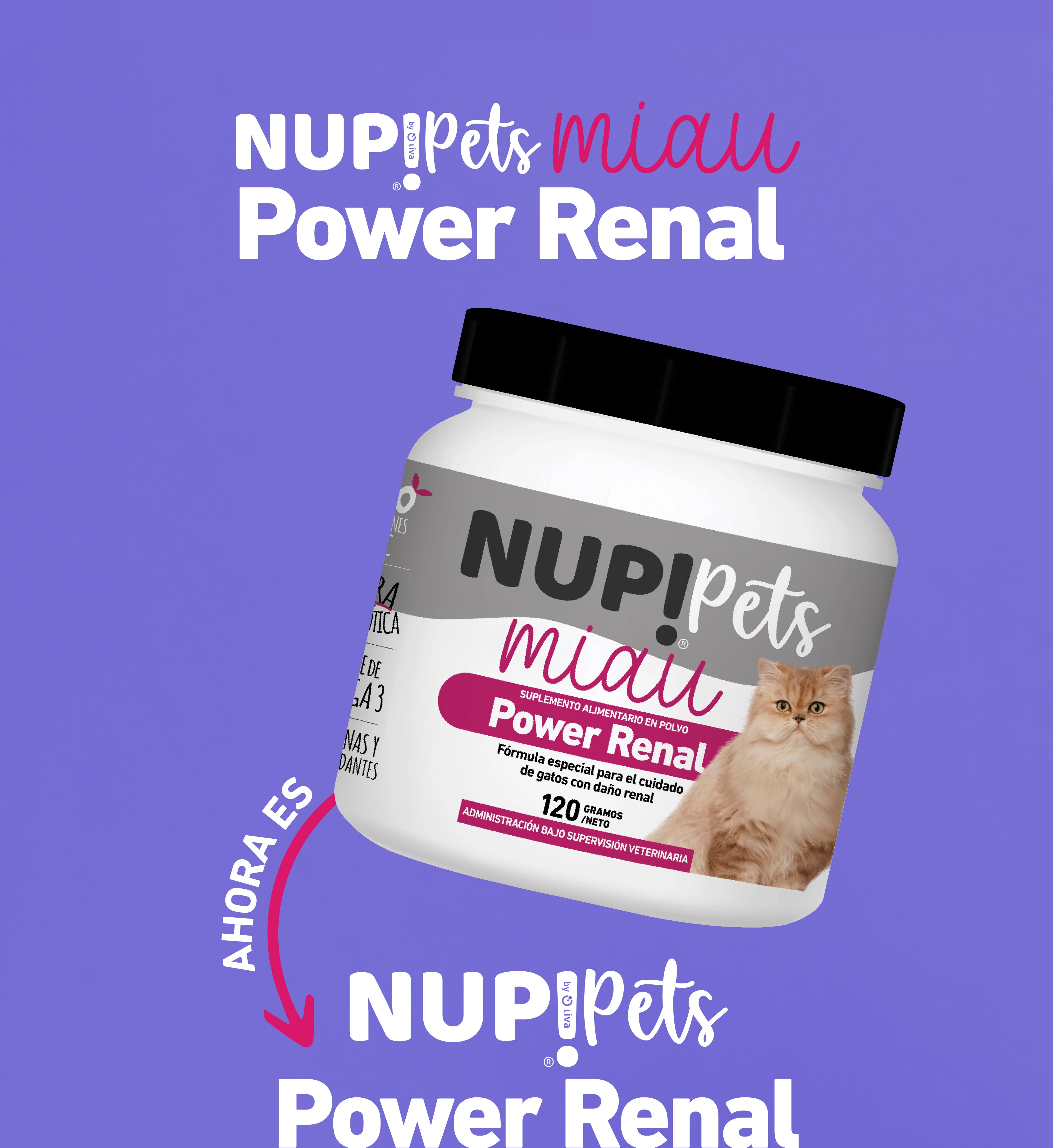 NUP!PETS POWER RENAL CUIDADO RENAL Y URINARIO PARA PERROS Y GATOS – NUP!®